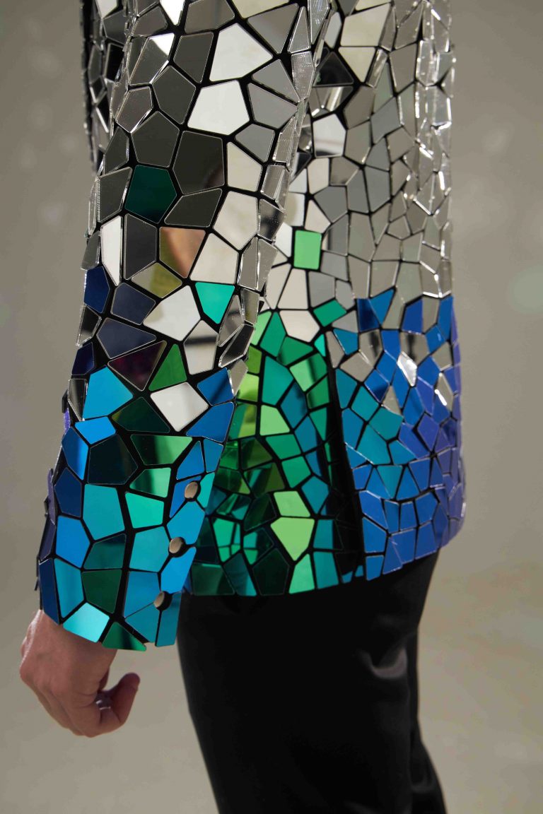 Mirror Jacket for Men | Mens Jacket for Stage - by ETERESHOP