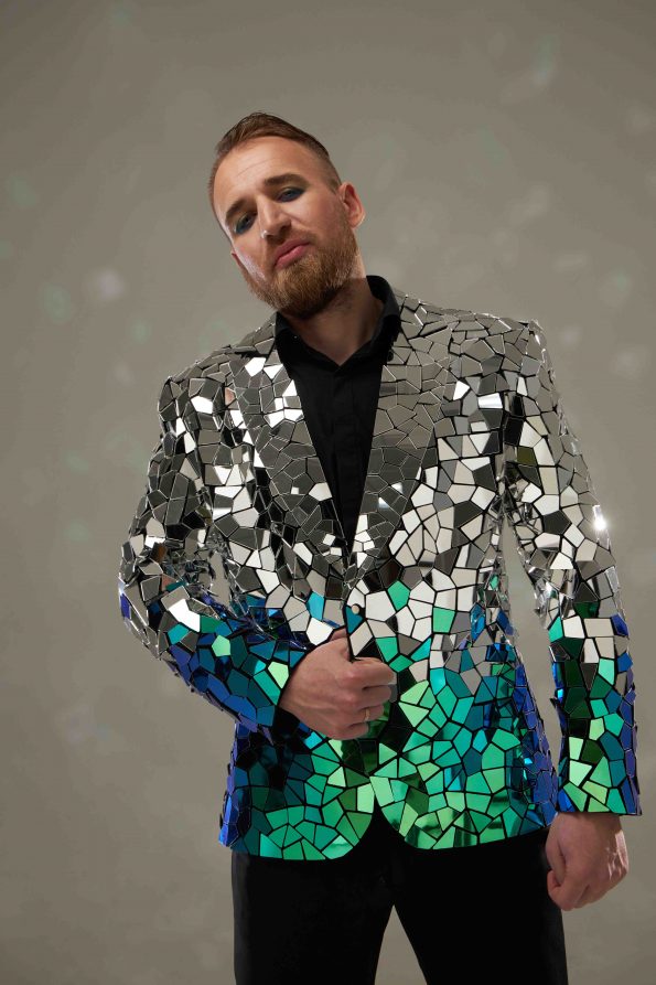 Mirror Jacket for Men | Mens Jacket for Stage - by ETERESHOP