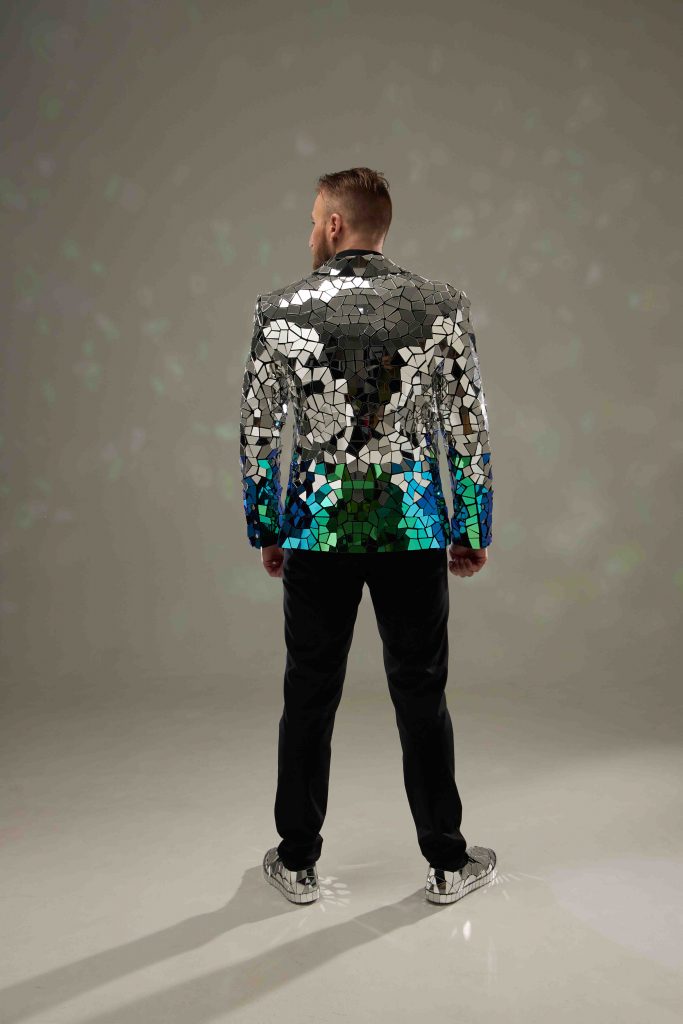 Mirror Jacket for Men | Mens Jacket for Stage - by ETERESHOP