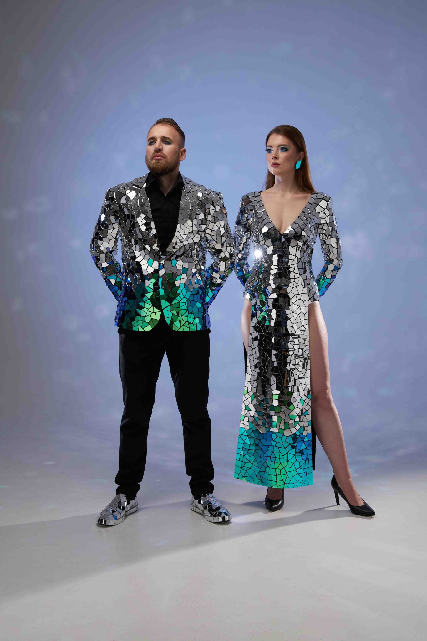 Mirror Jacket for Men | Mens Jacket for Stage - by ETERESHOP