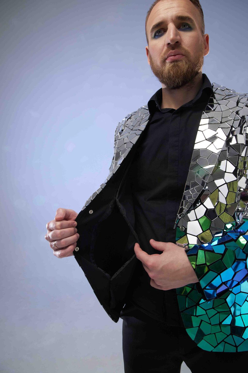 Mirror Jacket for Men | Mens Jacket for Stage - by ETERESHOP