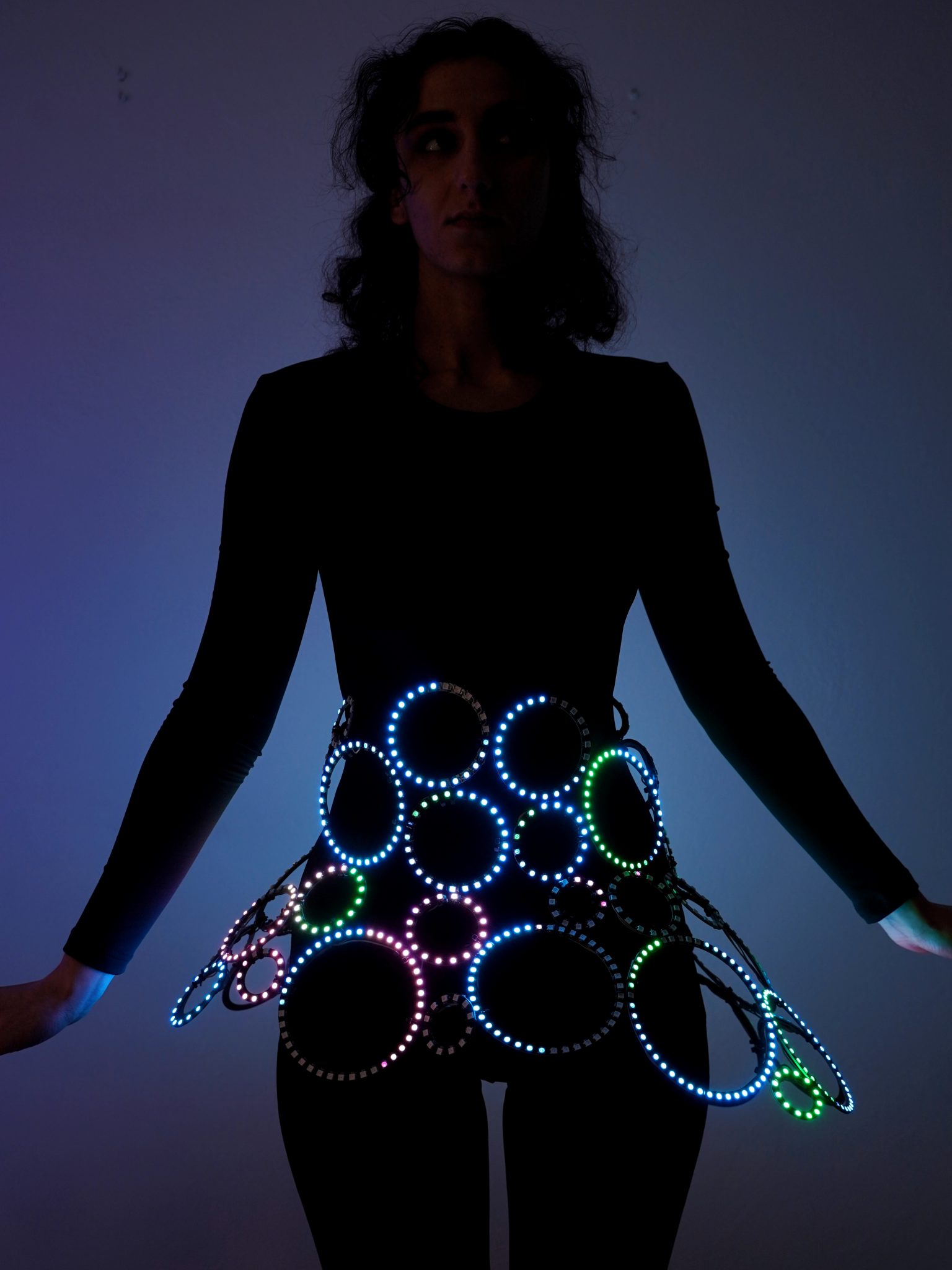 Smart LED Skirt | Glowing Rave Skirt - by ETERESHOP