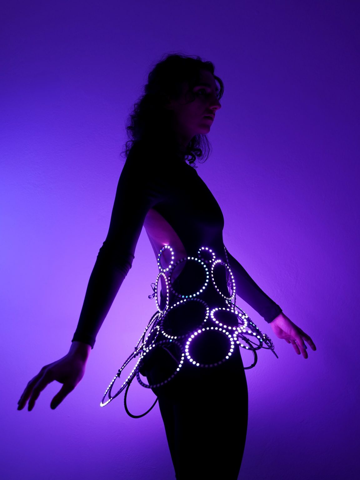 Smart LED Skirt | Glowing Rave Skirt - by ETERESHOP