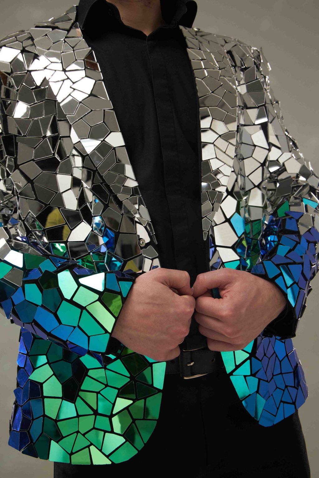 Mirror Jacket for Men | Mens Jacket for Stage - by ETERESHOP